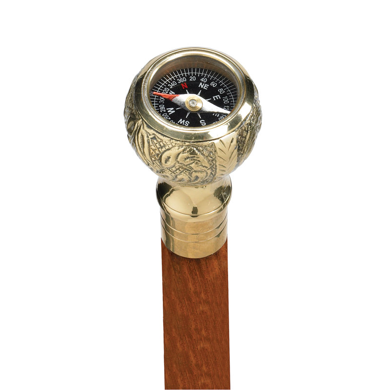 Design Toscano Empress Compass Decorative Walking Stick & Reviews | Wayfair